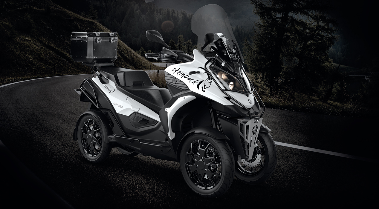 Qooder | scooter con cuatro ruedas basculantes - Qooder S.A